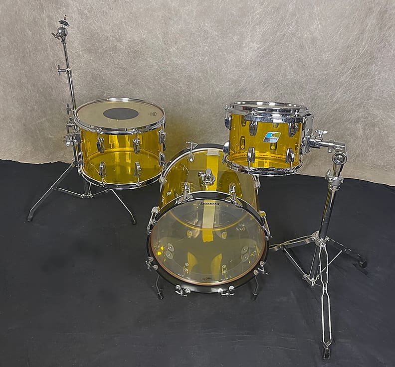 Ludwig Gold vistalite 3/4pce custom shellpack 16 | Reverb Australia