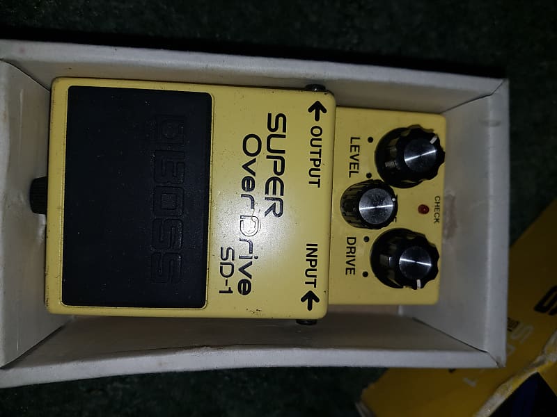 Boss SD-1 Super Overdrive Yellow vintage | Reverb