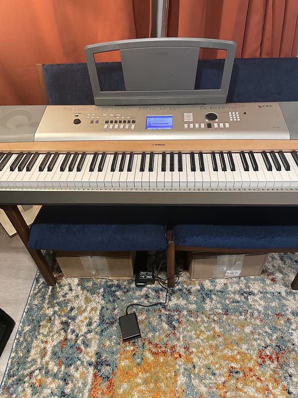 Yamaha YPG-635 2010ish - Silver / Wood | Reverb