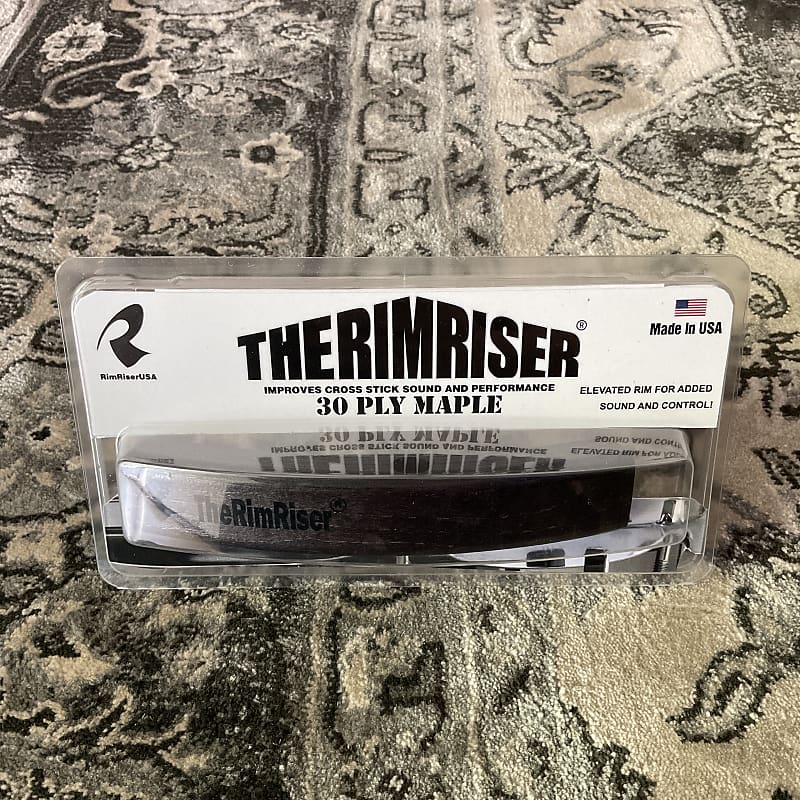 Rim Riser 30 Ply Stained Black Wood Cross Stick Performance | Reverb