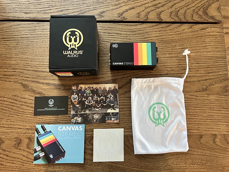 Walrus Audio Canvas Stereo Dual Line Isolator Direct Box | Reverb
