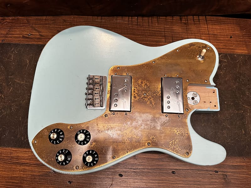 Fender Telecaster deluxe loaded body - road worn | Reverb