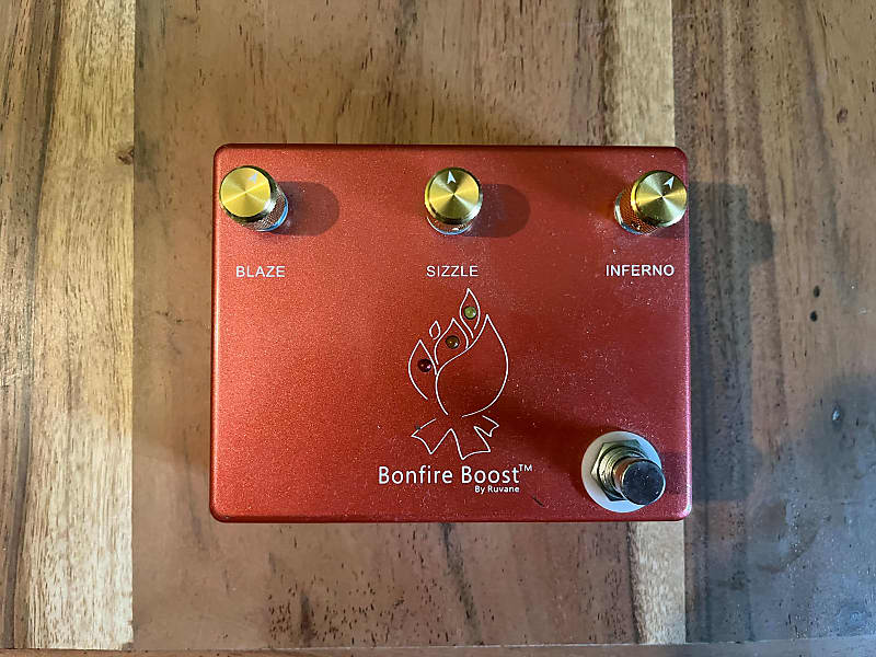 Ruvane Bonfire Boost - Red Orange | Reverb