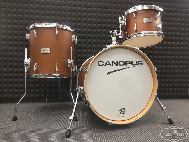 Canopus YAIBAⅡ -Maple- Bop Kit 3pcs -Antique Brown Matt- | Reverb