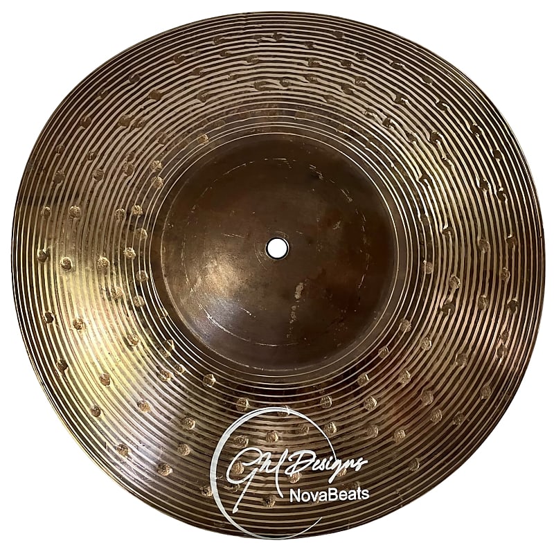 13" GM Designs NovaBeats Splash Cymbal - Dark, Sonic | Reverb