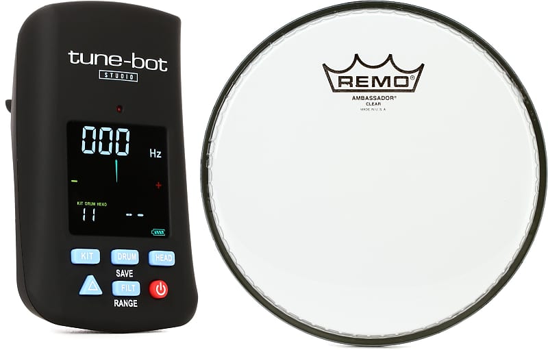 Overtone Labs Tune-Bot Studio Drum Tuner Bundle with Remo | Reverb