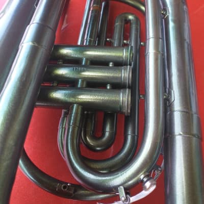 Bach Mercedes Marching Baritone - Gunkote Color Shift | Reverb