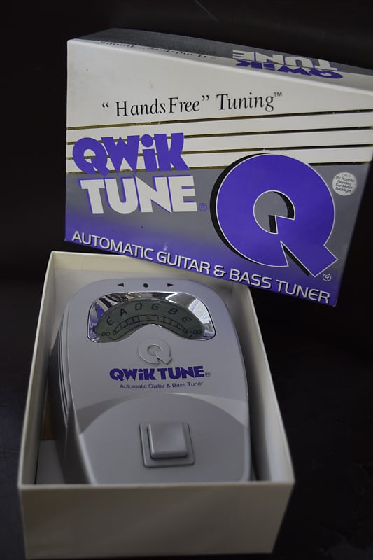 Quiktune hands free guitar and bass tuner | Reverb