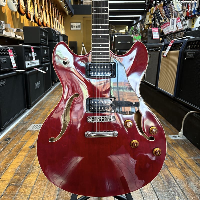 Washburn Korea HB-30 Semi-Hollow Electric Guitar 1997 Cherry | Reverb