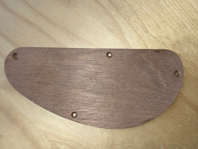 Mahogany rear-routed wood back plate cover for Warmoth body | Reverb