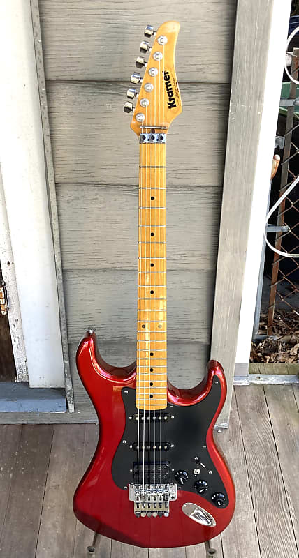 1983 Kramer Pacer deluxe - Red w/OHSC and tag | Reverb
