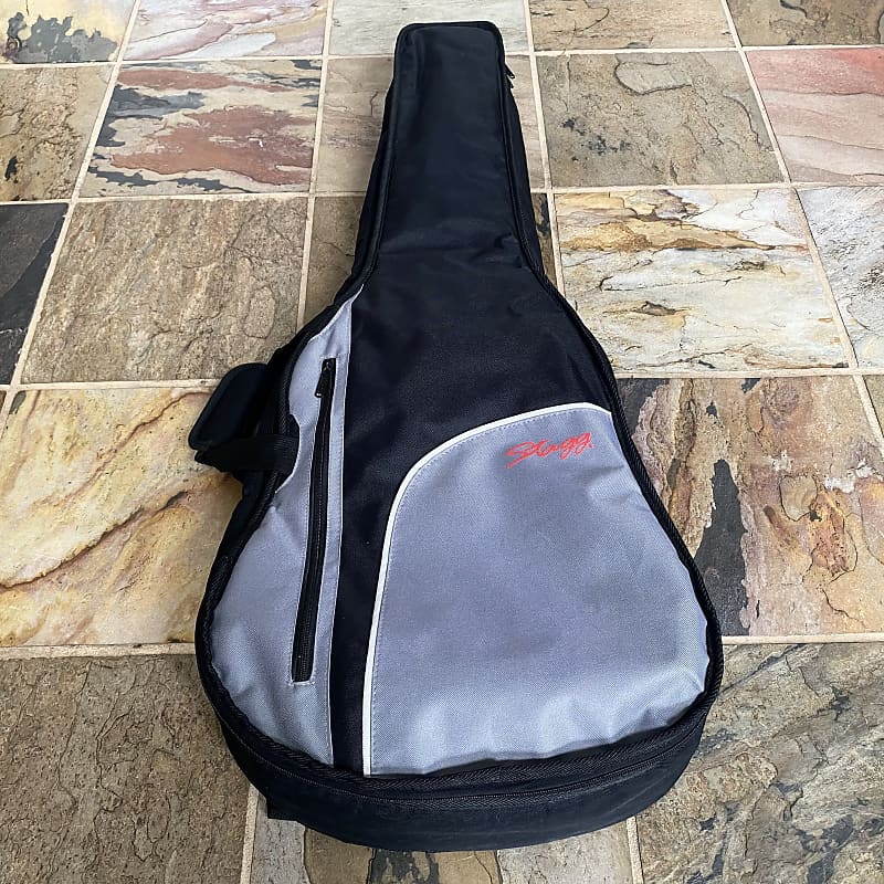 Stagg Padded Acoustic Guitar Gig Bag - Backpack Straps | Reverb