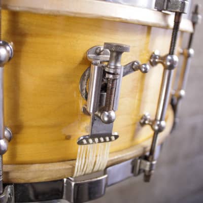 Graham Lear's Super-Ludwig Wood Shell Late '20's 5" x 14" | Reverb