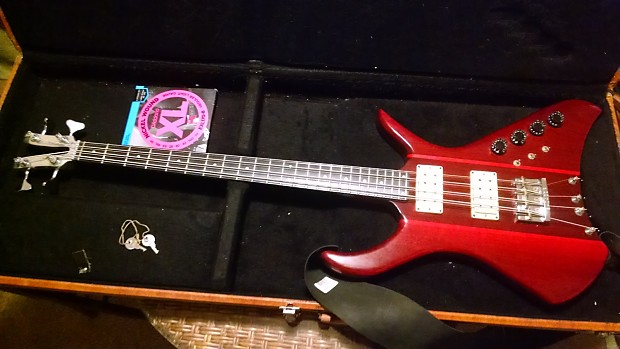 Kramer XL8 8 STRING BASS 1981 CHERRY | Reverb