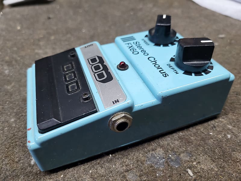 DOD FX 60 Stereo Chorus Pedal 1980s (?) Blue | Reverb