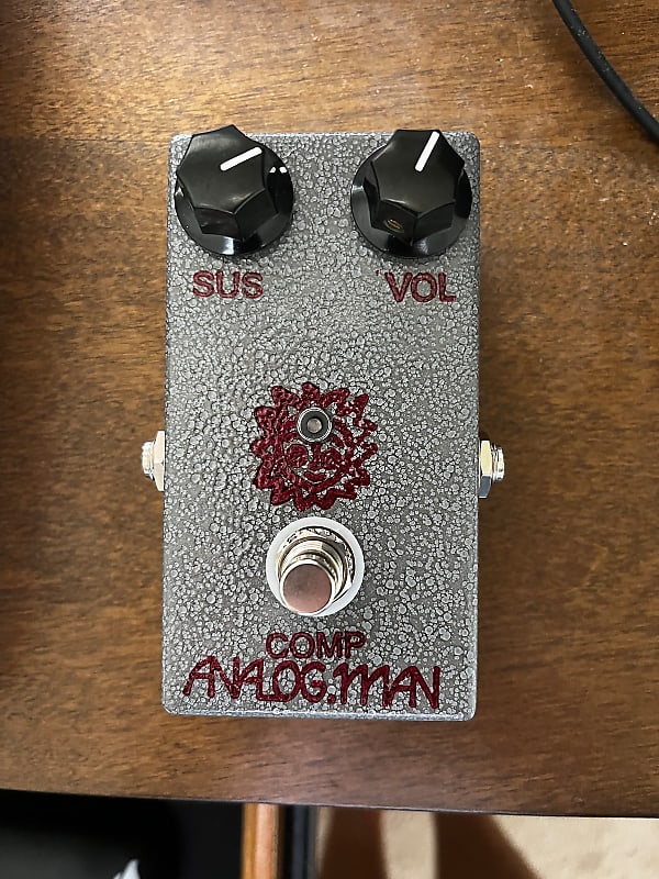 Analogman Small CompROSSor Compressor Pedal Grey/Red | Reverb Analogman Small CompROSSor Compressor Pedal Grey/Red | Reverb