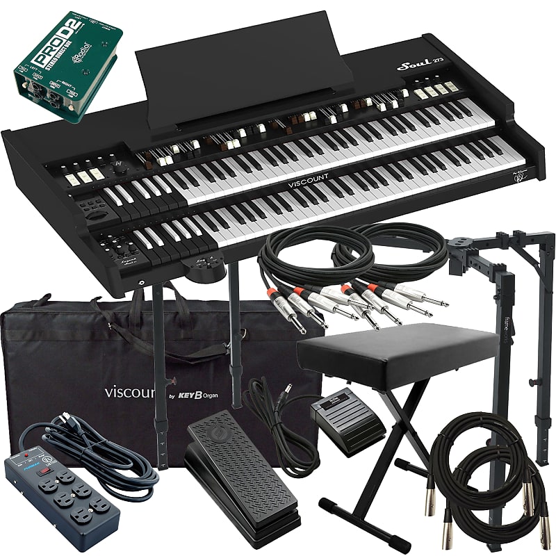 Viscount Legend SOUL 273 Digital Tonewheel Organ - Black | Reverb