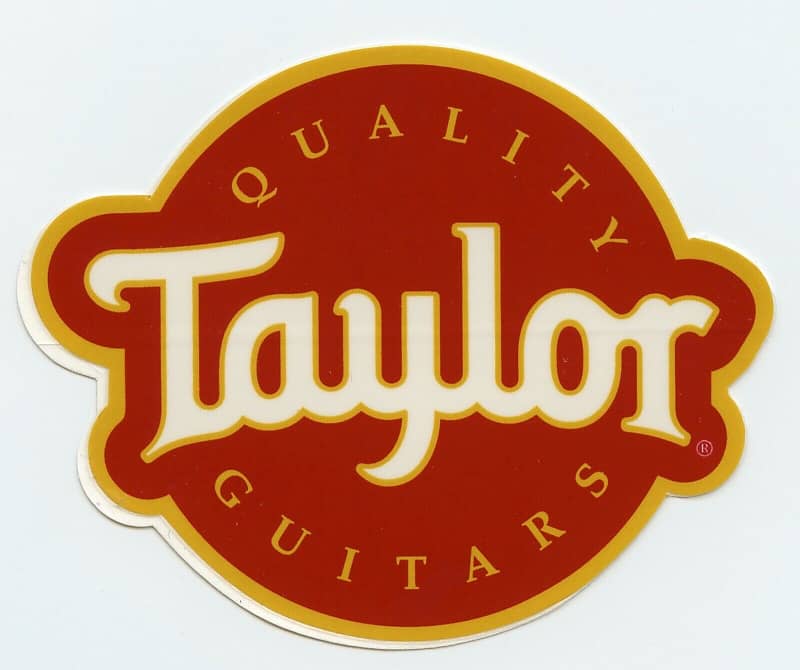 Taylor Acoustic Guitars Sticker | Reverb