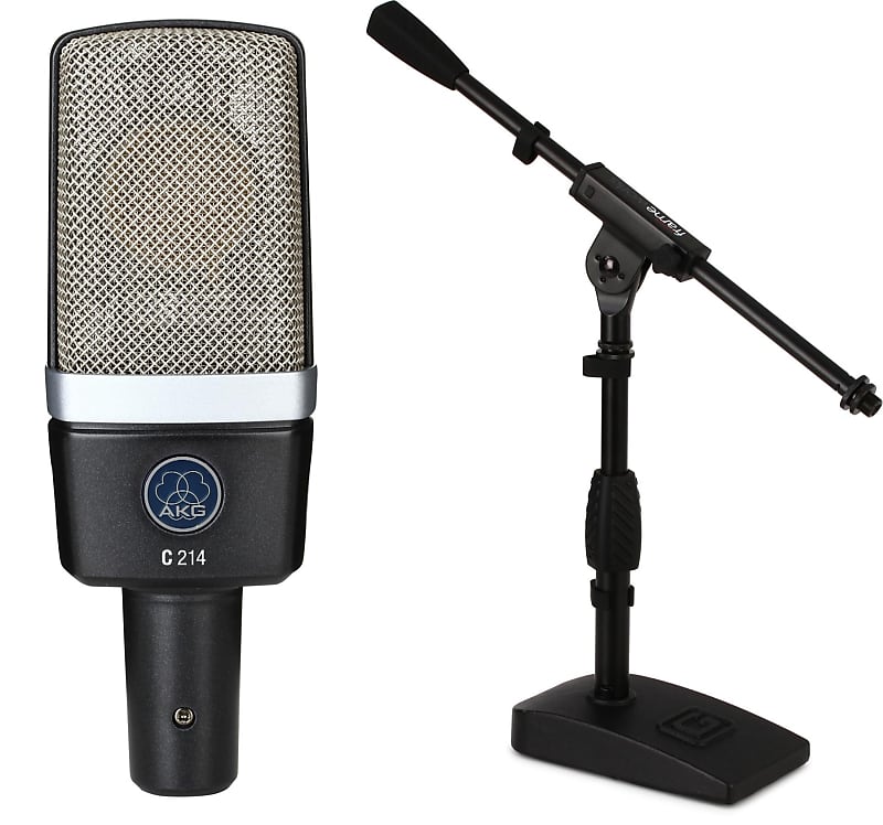 AKG C214 Large-diaphragm Condenser Microphone Bundle with | Reverb