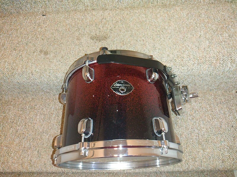 Tama 12" Starclassic Birch Tom - Red Sparkle Fade | Reverb