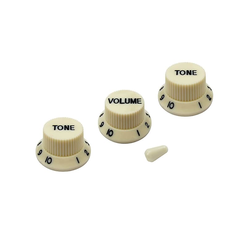 Rolizo Strat Style Guitar Control Knobs 1 Volume And 2 Tone | Reverb