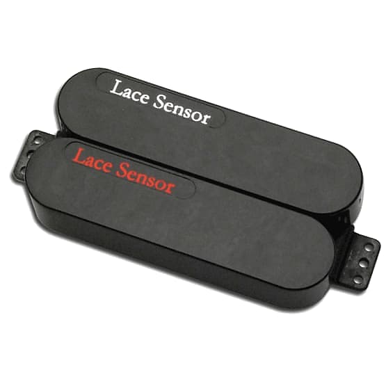 Lace Sensor Dually Red-Silver Humbucker - Black | Reverb