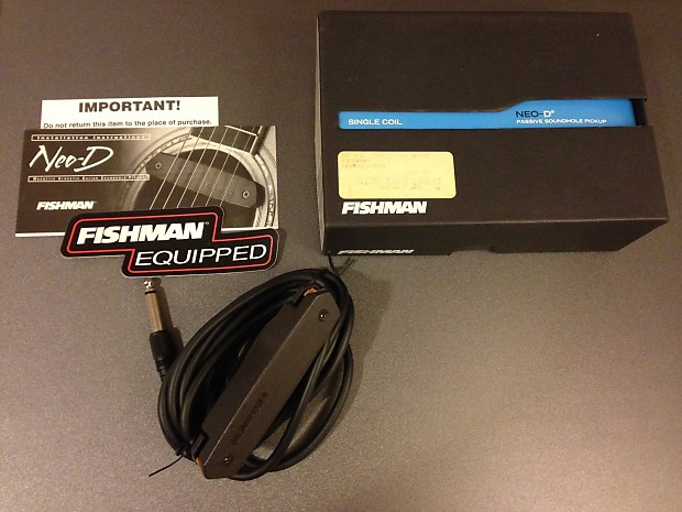 Fishman Neo-D Single Coil Acoustic Soundhole Pickup | Reverb