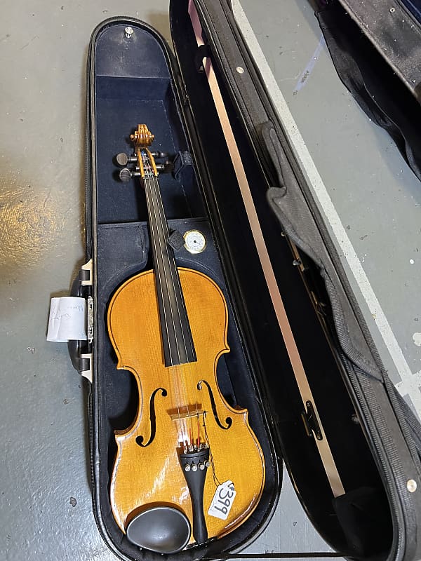 Unbranded violin Violin - Tiger stripe wood | Reverb