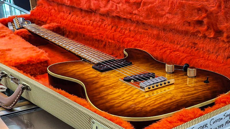 Fender Telecaster 1992 Custom Shop - Flamed Maple Burst | Reverb