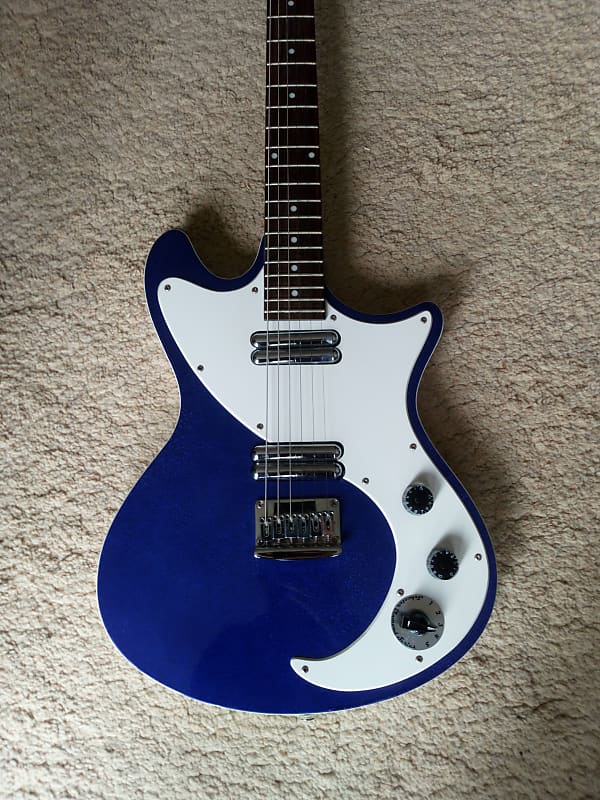 Schecter TSH-1 2005 Blue and white sparkle | Reverb
