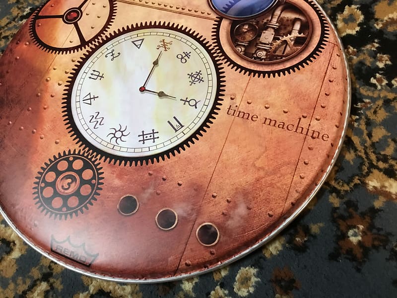 REMO 14” RUSH Neil Peart “Time Machine” Drum Head | Reverb