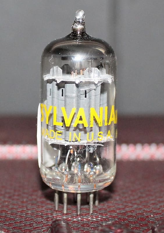 SYLVANIA 12AX7 ECC83 LONG PLATE TIGHT BALANCE COPR GRID | Reverb UK