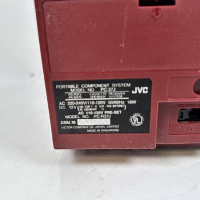 Vintage 1980s JVC PC-37J Boombox Cassette, No Speakers, Tuner | Reverb