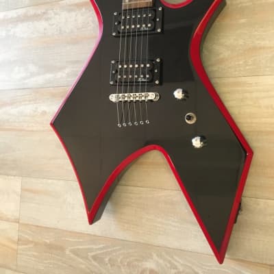 B.C. Rich WARLOCK BLACK/RED | Reverb