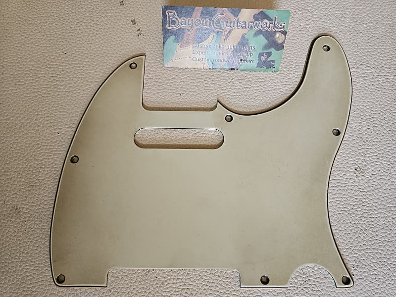 Fender Telecaster Mint Green 3ply Pickguard Aged Relic | Reverb