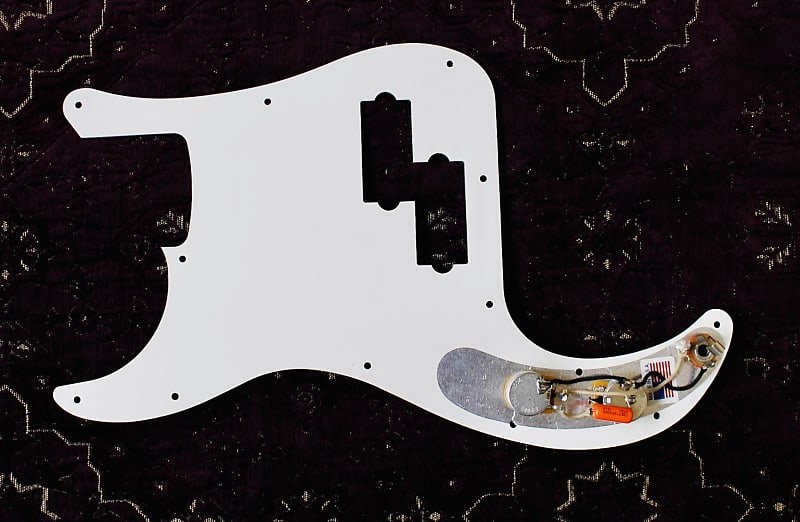 Warmoth Precision Bass Pickguard fully wired CTS | Reverb
