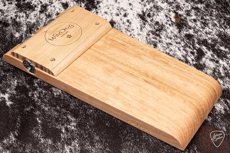 Wild Dog Silverback Stomp Box w/ Bamboo & Tambourine Jingles | Reverb