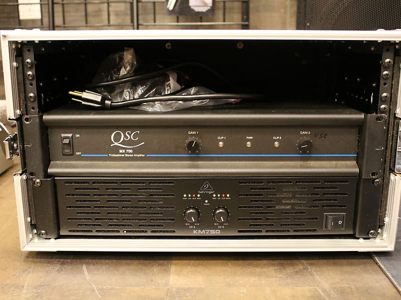 Used QSC MX700 Rack Mount 2-Channel Power Amplifier | Reverb