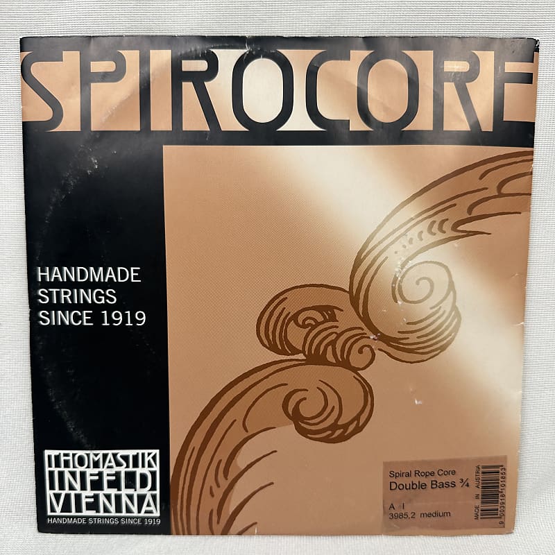 Thomastik Spirocore 3985, 2 Double Bass 3/4 Medium A1 String | Reverb