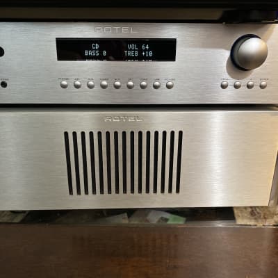 Rotel amp and preamp combo Check pictures Silver | Reverb