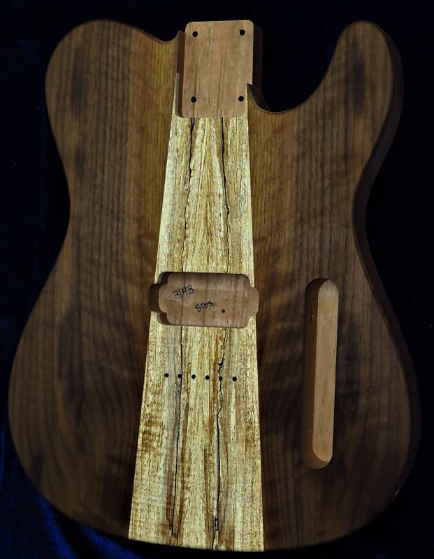 Black Walnut Top with a Spalted Maple Strip\ Mahogany | Reverb