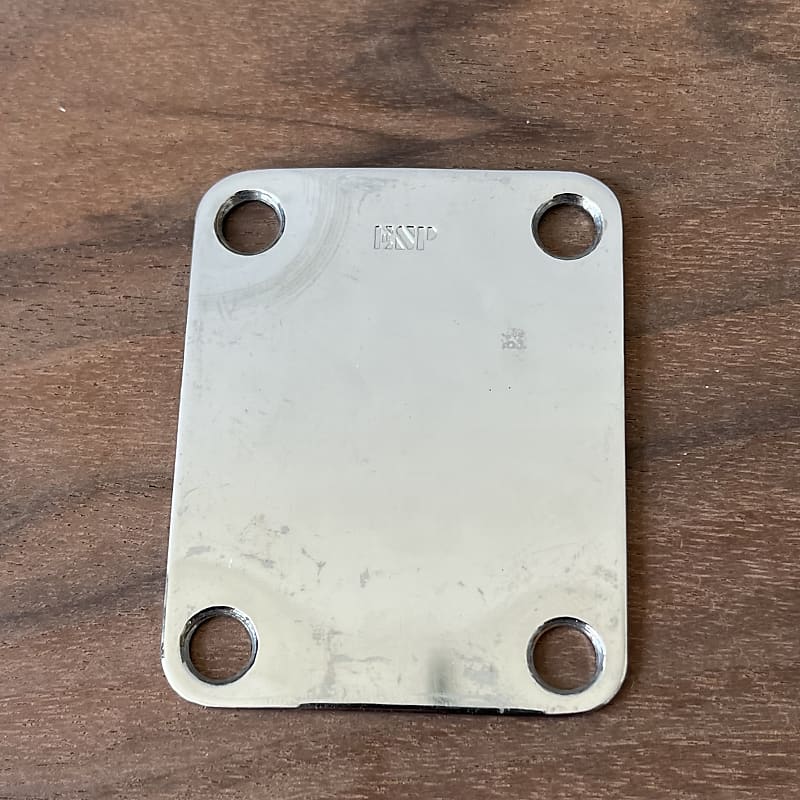 ESP Neck Plate - Chrome | Reverb