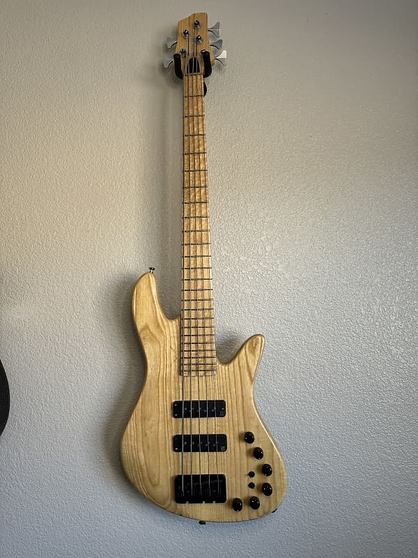 RKM Custom 5 String bass guitar | Reverb