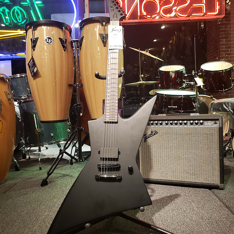 ESP LTD Black Metal EX 2020 **New Old Stock w/Gig Bag** | Reverb