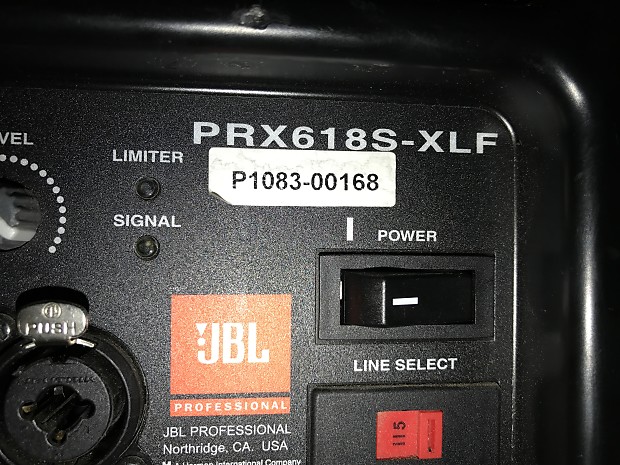 JBL PRX618S-XLF 18 Inch Crown Powered Subwoofer Black | Reverb