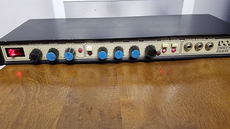 DOD R-870 Stereo Flanger Doubler rack mount Black | Reverb