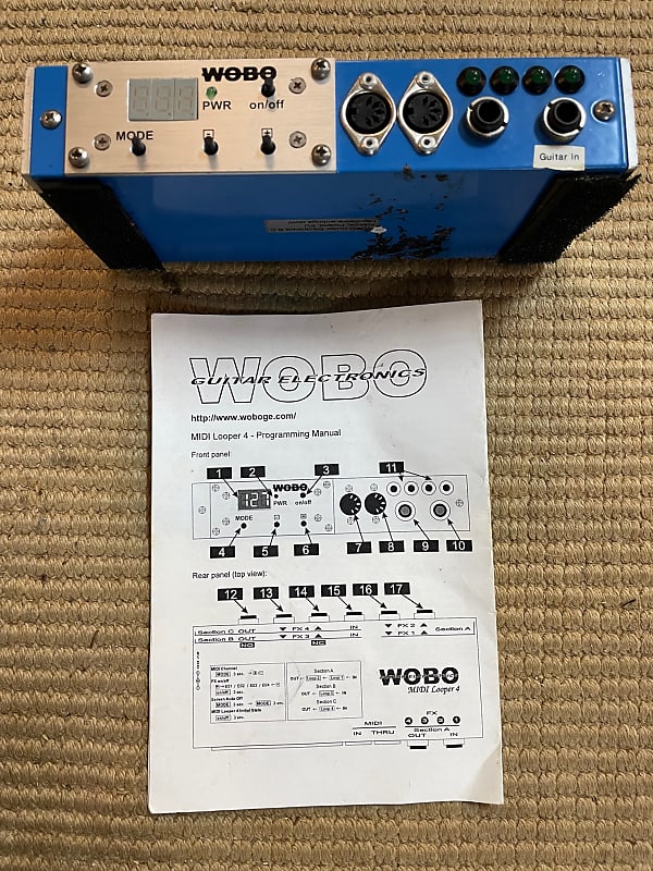 WOBO MIDI Looper 4 2010s | Reverb