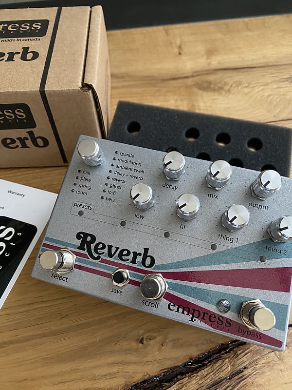 Empress Reverb 2021 - Silver NEW | Reverb UK