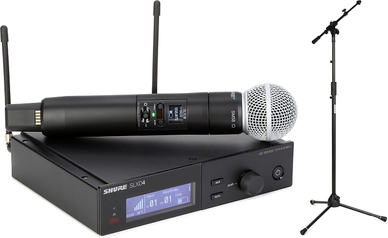 Shure SLXD24/SM58 Digital Wireless Handheld Microphone System | Reverb