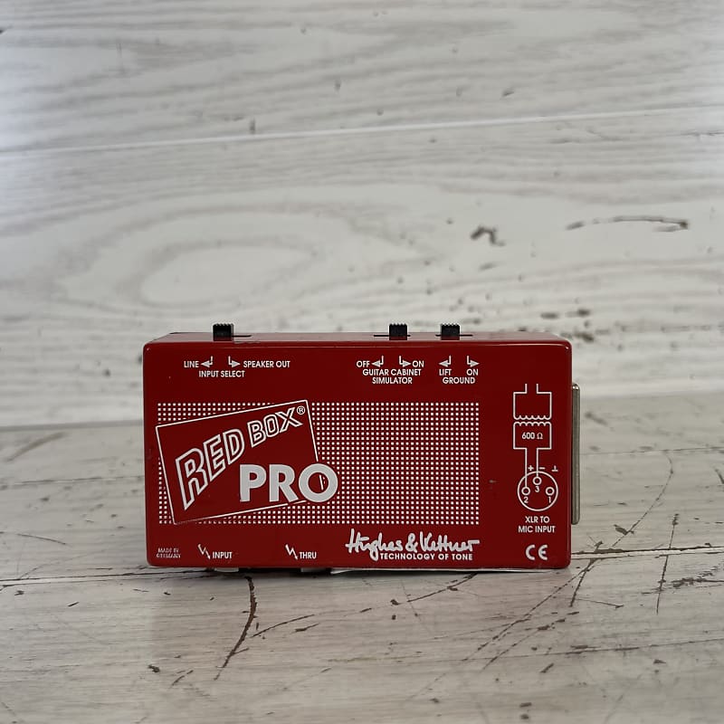 Hughes & Kettner Red Box Pro 1990s - Red | Reverb